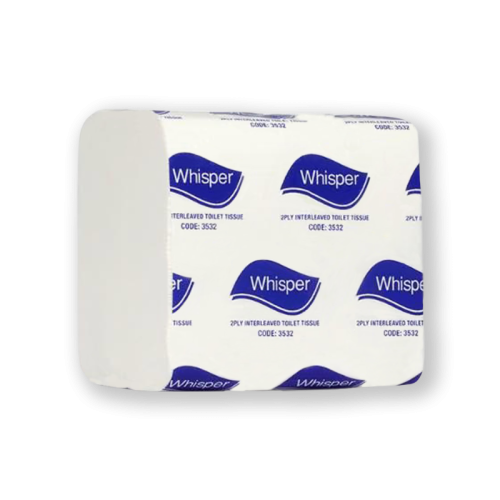 Whisper Premium Jumbo Roll 2ply 300m 8/CTN - Brisbane Wholesale ...